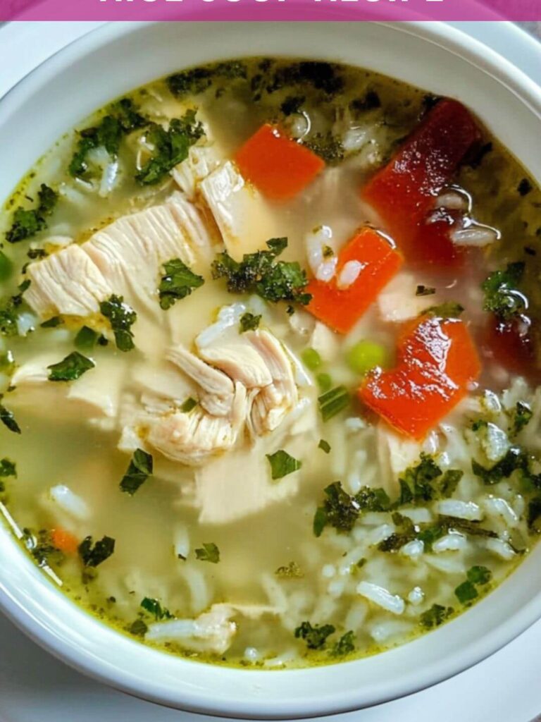 Demos Chicken And Rice Soup Recipe - Cheap Delicious Meals